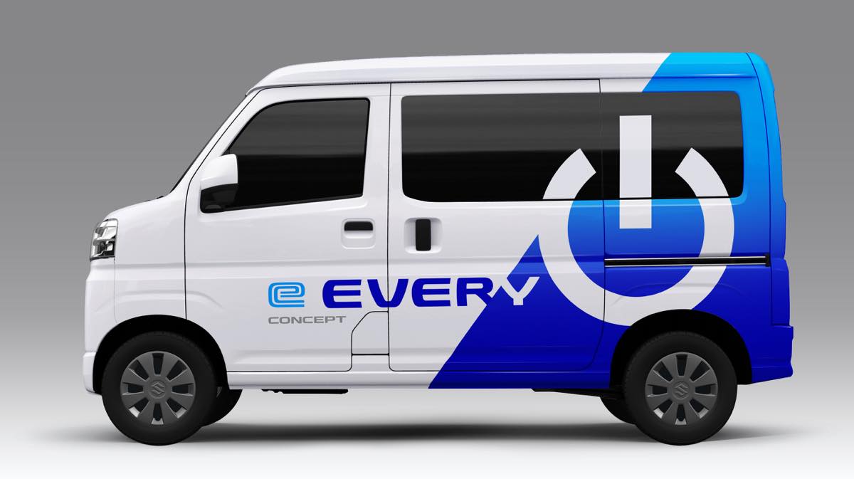 バンパーが新作！ スズキの商用軽バンEV「eエブリイ コンセプト」【ジャパンモビリティショー2023】 | ドライバーWeb｜クルマ好きの“知りたい”がここに