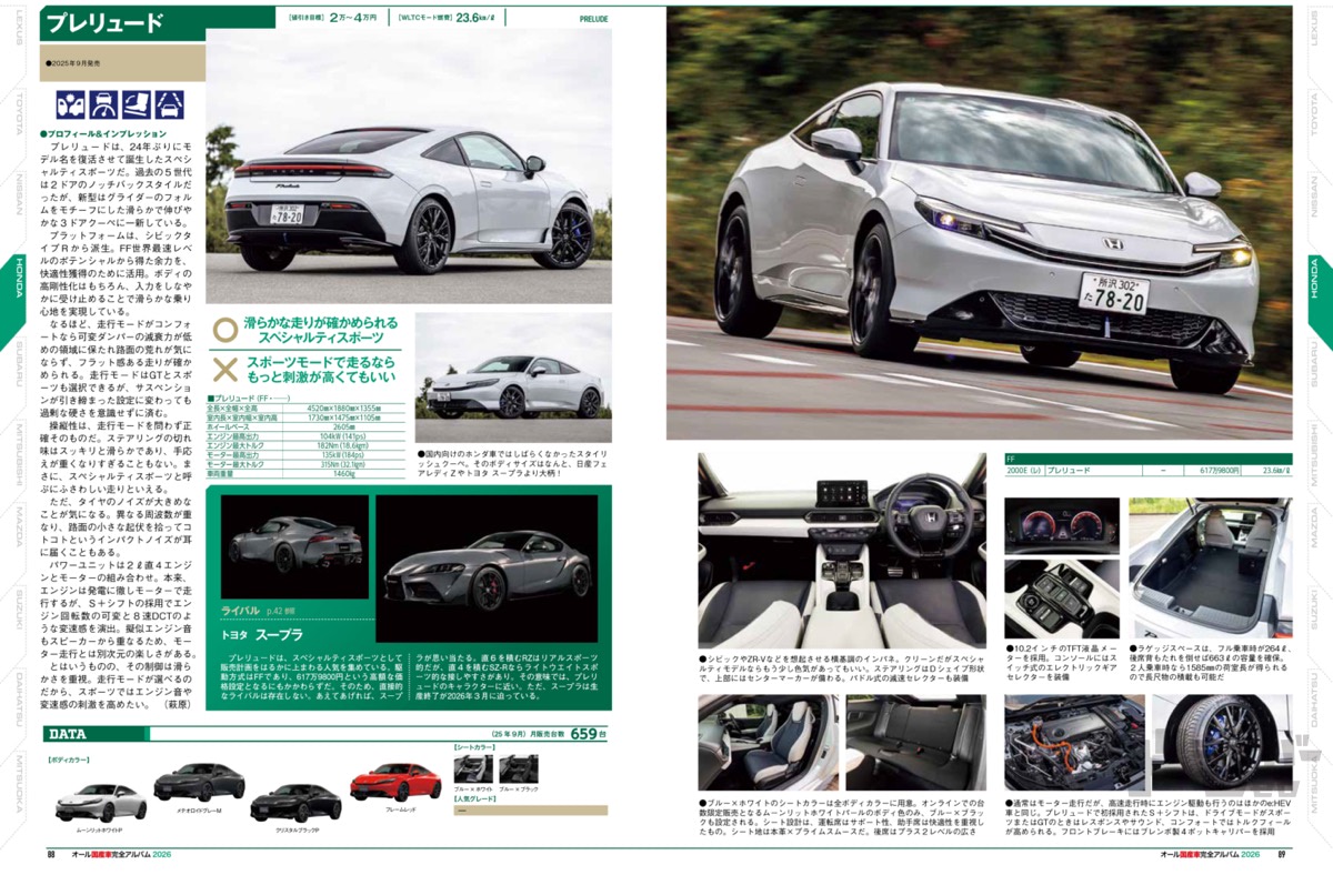 ＜最新号＞ドライバー臨時増刊・オール国産車＆輸入車完全アルバム2026が発売。近未来新車図鑑、国産車完全アルバム、輸入車完全アルバム、Best ...